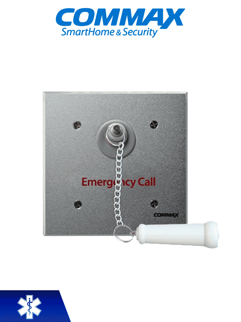 Commax Es420 – Botón De Emergencia Con Cadena Para Sistema De Llamado ...